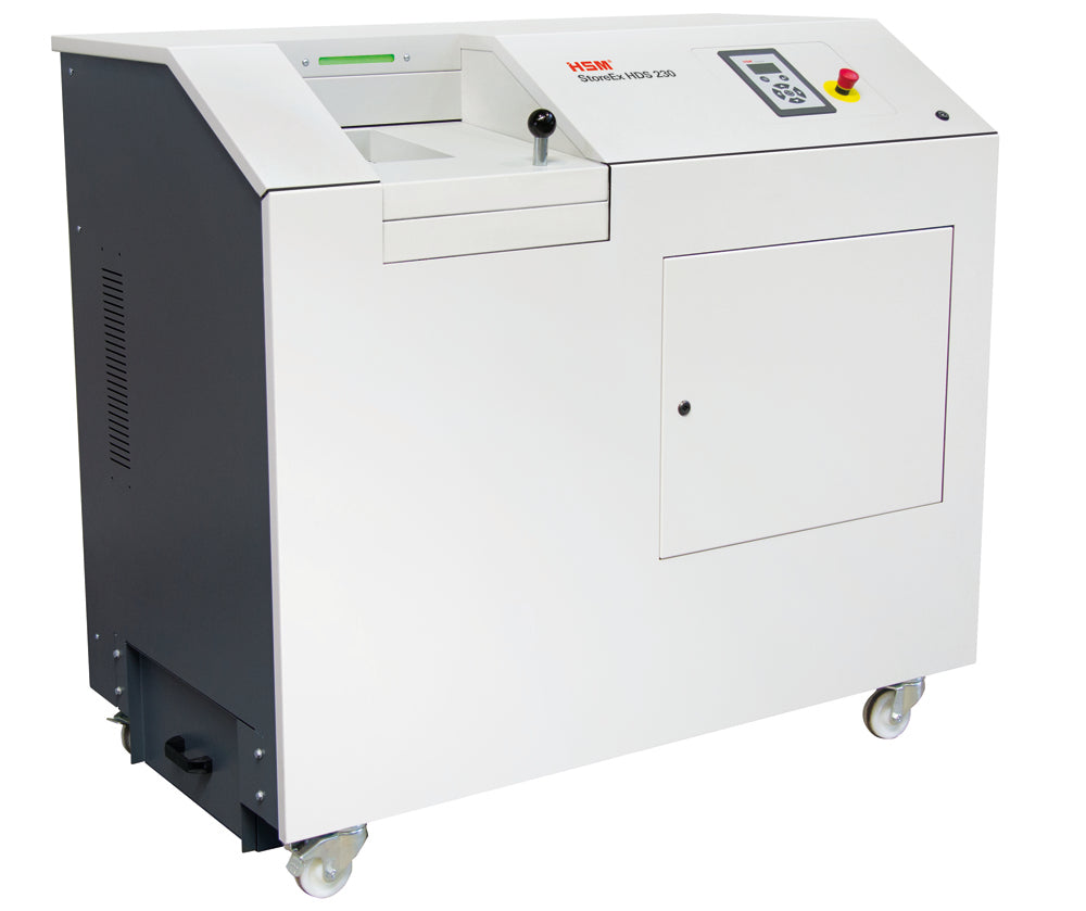 HSM StoreEx HDS 230 Hard Drive Shredder | The Shredder Warehouse